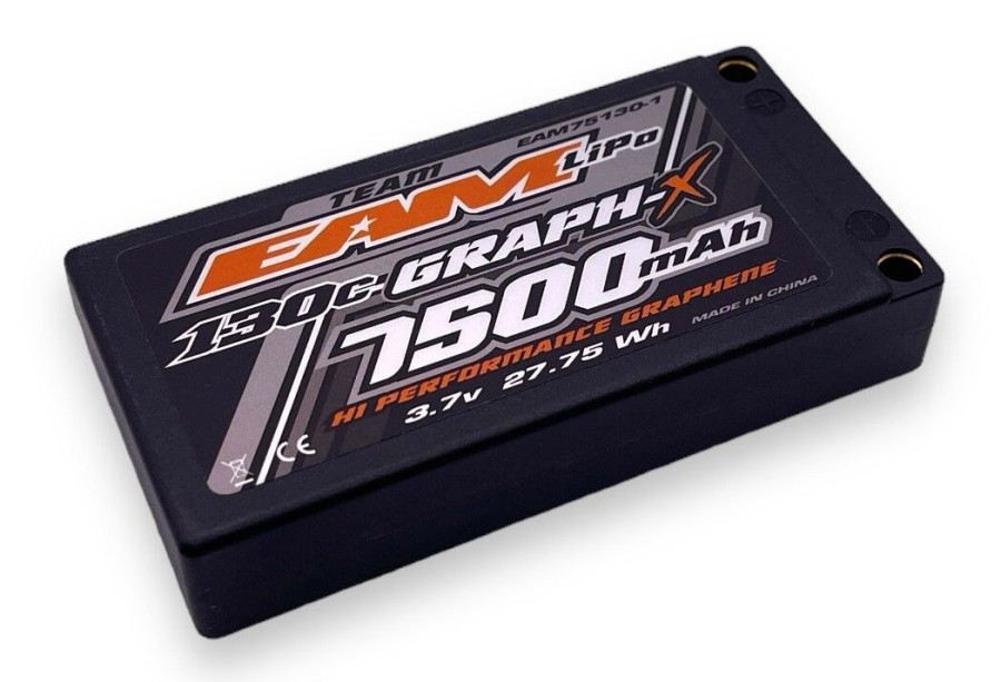Team EAM Graph-X 7500mAh 1S Hardcase Shorty LiPo 130C 3,7V - 156g | EAM ...