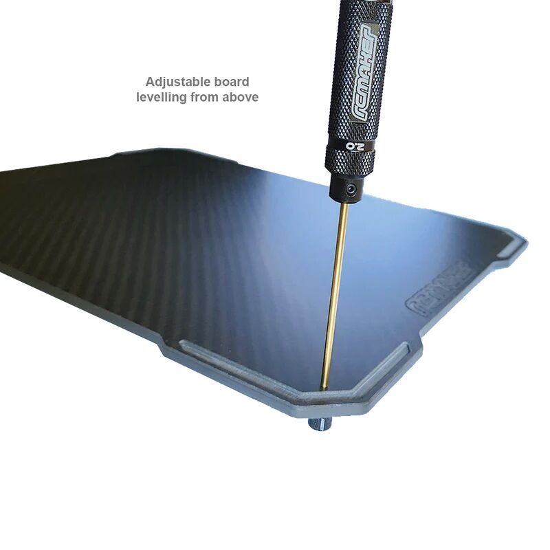 RC MAKER GeoCarbon V2 Matte Setup Board Levelling Feet Set (4) | RCM-CSB2-F