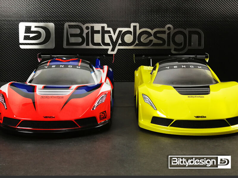 Bittydesign GT Venom 1:10 Touring 190mm Clear Body | BDGT-190VNM